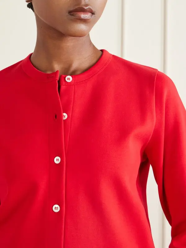 FLORE FLORE Poppy Organic Cotton-jersey Cardigan