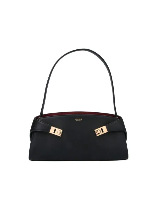FERRAGAMO Hug East-west" Shoulder Bag - Black