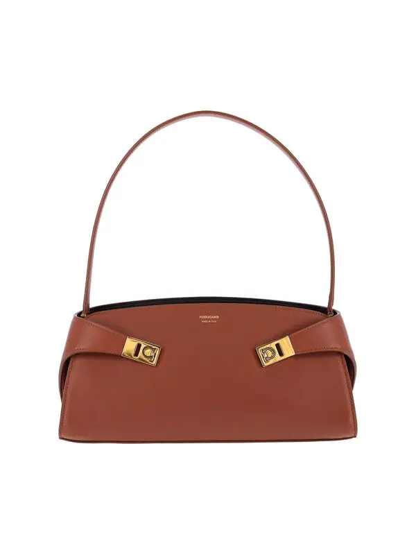 FERRAGAMO Shoulder Bag "hug East-west