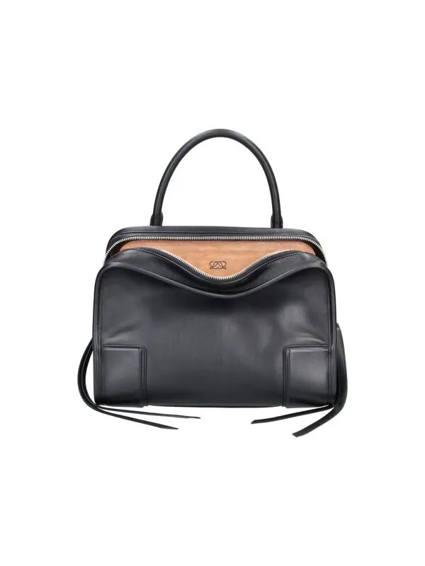 Loewe Amazona 180 Medium Handbag - Black