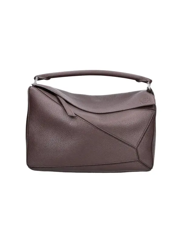 Loewe Puzzle Edge Large Bag - Brown