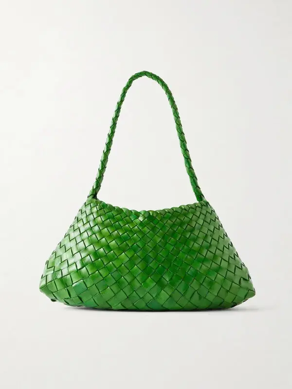 Dragon Diffusion Rosanna Mini Woven Leather Shoulder Bag