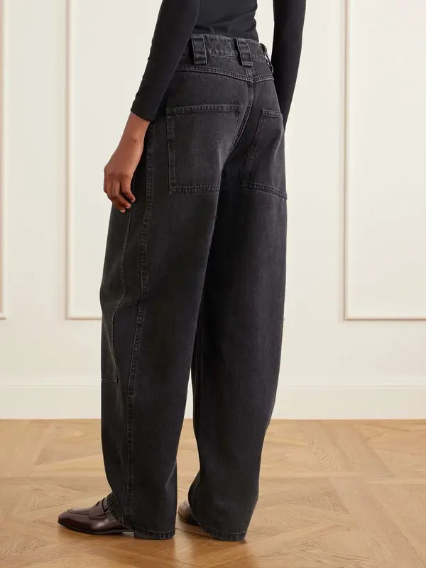 Co Paneled High-rise Wide-leg Balloon Jeans