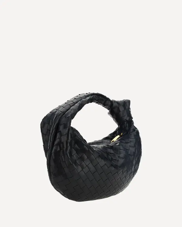 Bottega Veneta Teen Jodie Handbag - Black