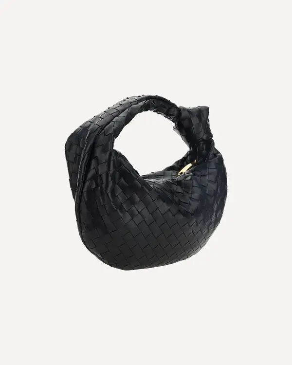 Bottega Veneta Teen Jodie Handbag - Black