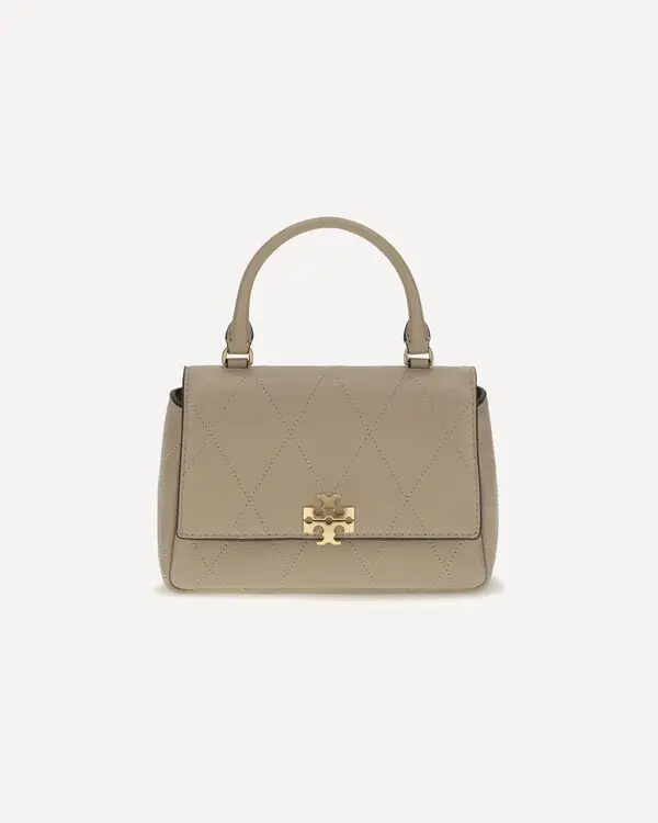 Tory Burch Charlie Mini Handbag - Beige