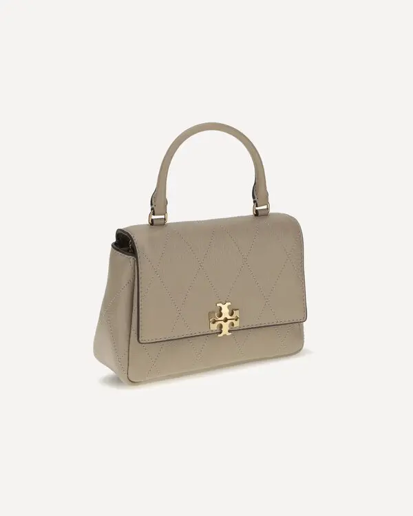 Tory Burch Charlie Mini Handbag - Beige