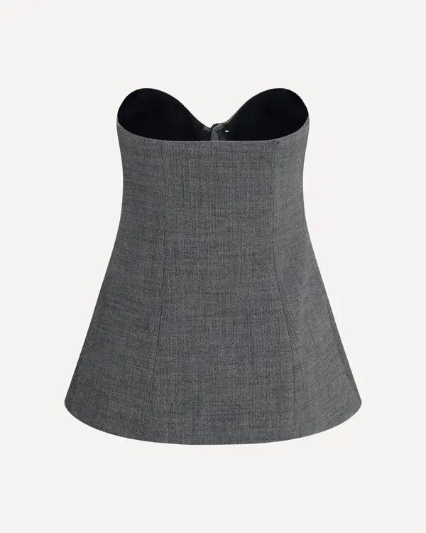 Magda Butrym Asymmetrical Wool Corset