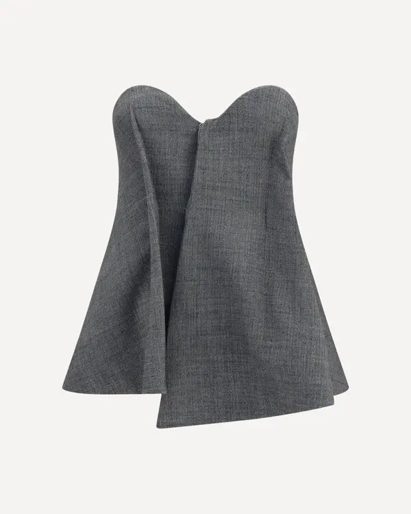 Magda Butrym Asymmetrical Wool Corset