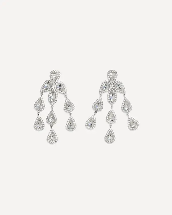 Magda Butrym Sculptural Drop Earrings - Silver