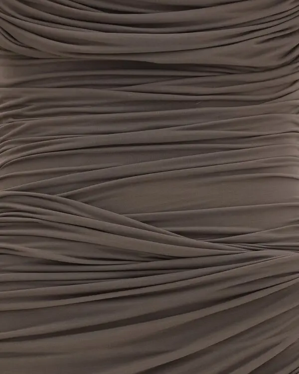 Magda Butrym Draped High-neck Dress