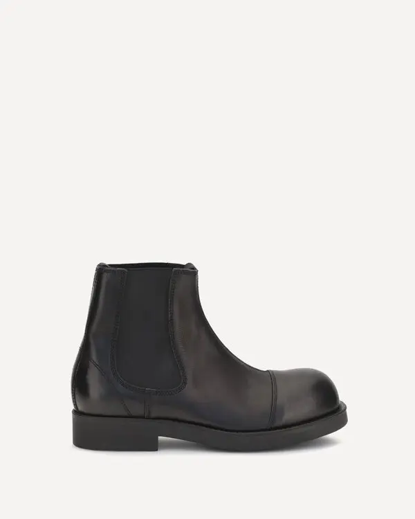 MAISON MARGIELA Chelsea Biker Boots - Black
