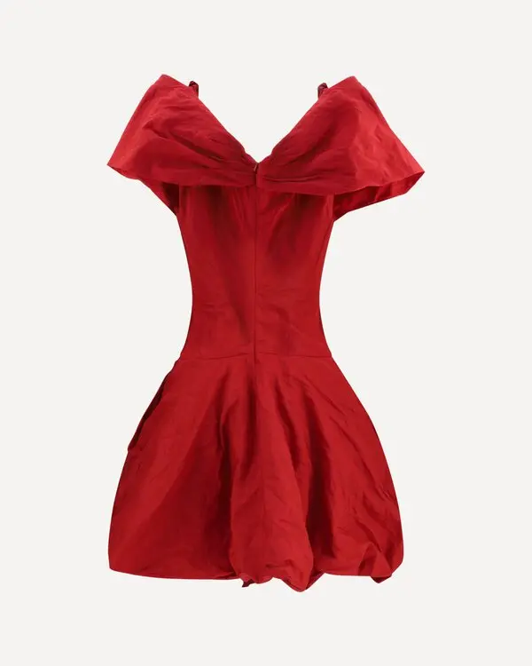 Magda Butrym Draped Shawl-collar Midi Dress