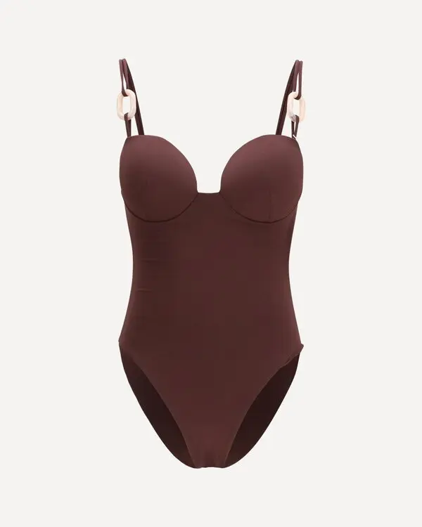 Magda Butrym Stretch Nylon One-piece Swimsuit