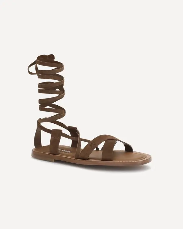 Miu Miu Gladiator Leather Sandals