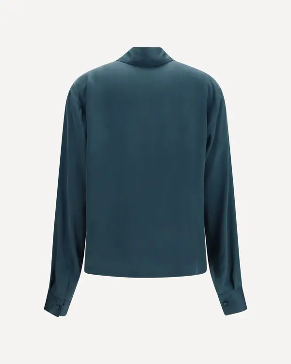 TOM FORD Deep V-neck Silk Shirt