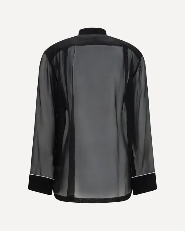 Dolce & Gabbana Sheer Chiffon Shirt