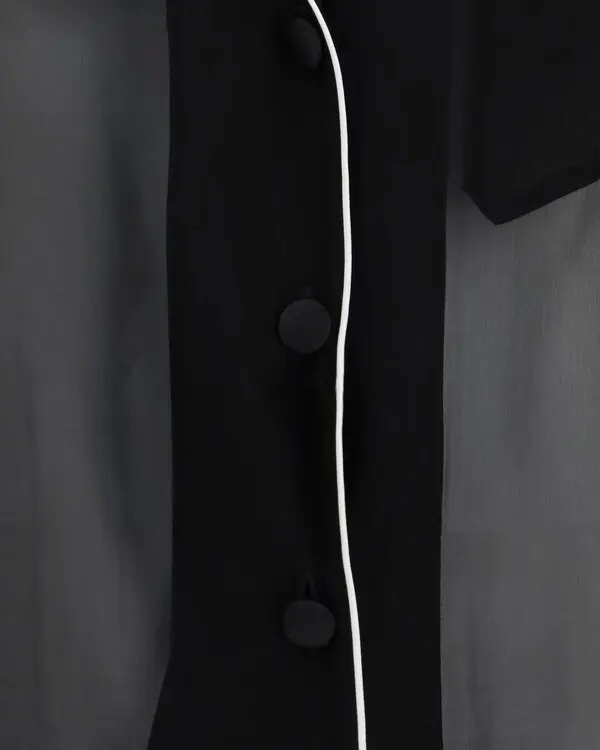 Dolce & Gabbana Sheer Chiffon Shirt