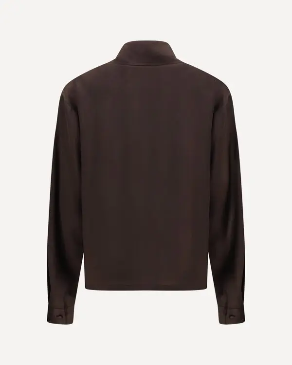 TOM FORD Deep V-neck Silk Shirt