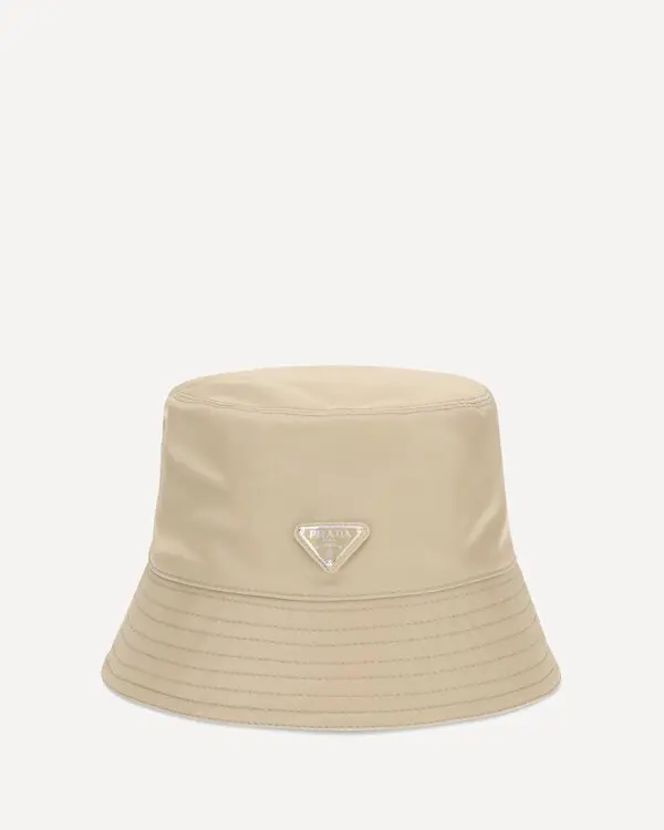 Prada Re-nylon Bucket Hat - Beige