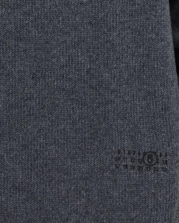 MAISON MARGIELA Wool-blend Mini Dress With Wide Sleeves
