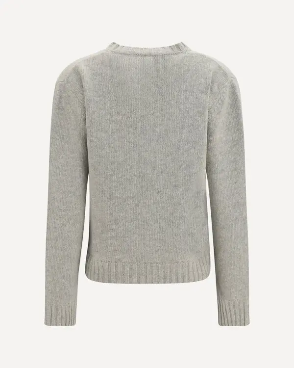 MAISON MARGIELA Knitted Sweater With Logo Lettering