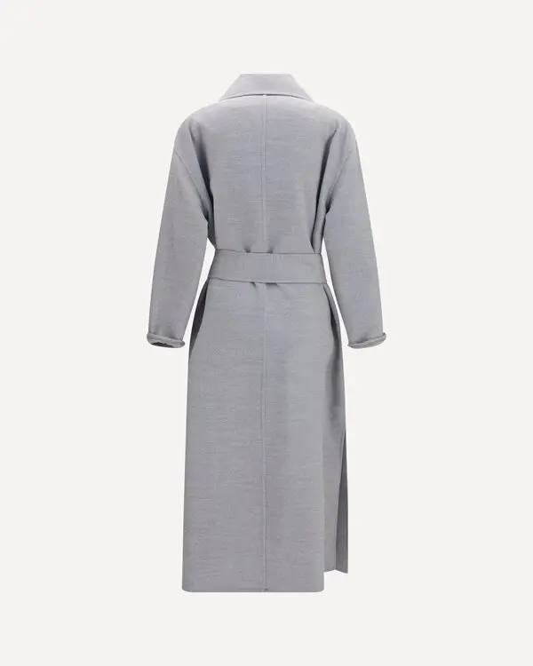 Fabiana Filippi Belted Double Wool Coat