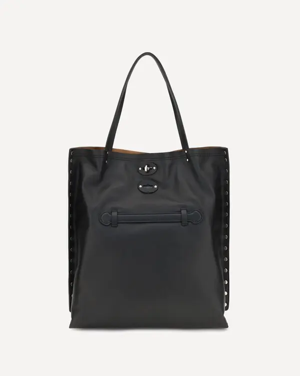 ZANELLATO A'spasso Saeta Shoulder Bag - Black