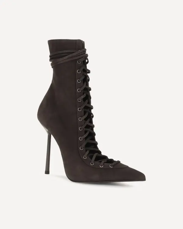 LE SILLA Colette Ankle Boots - Brown