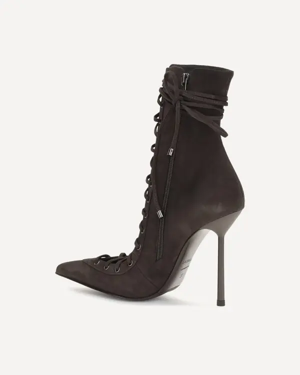 LE SILLA Colette Ankle Boots - Brown