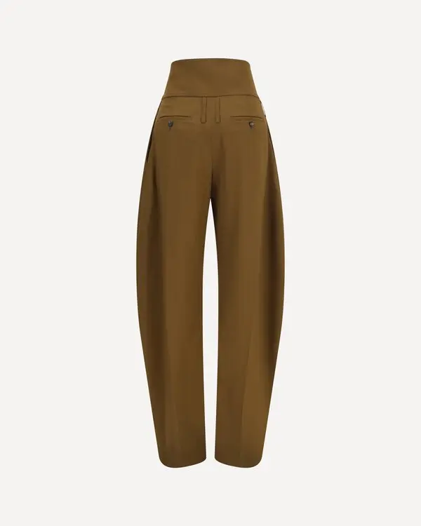 FERRAGAMO Wide Balloon-fit Zip Pants