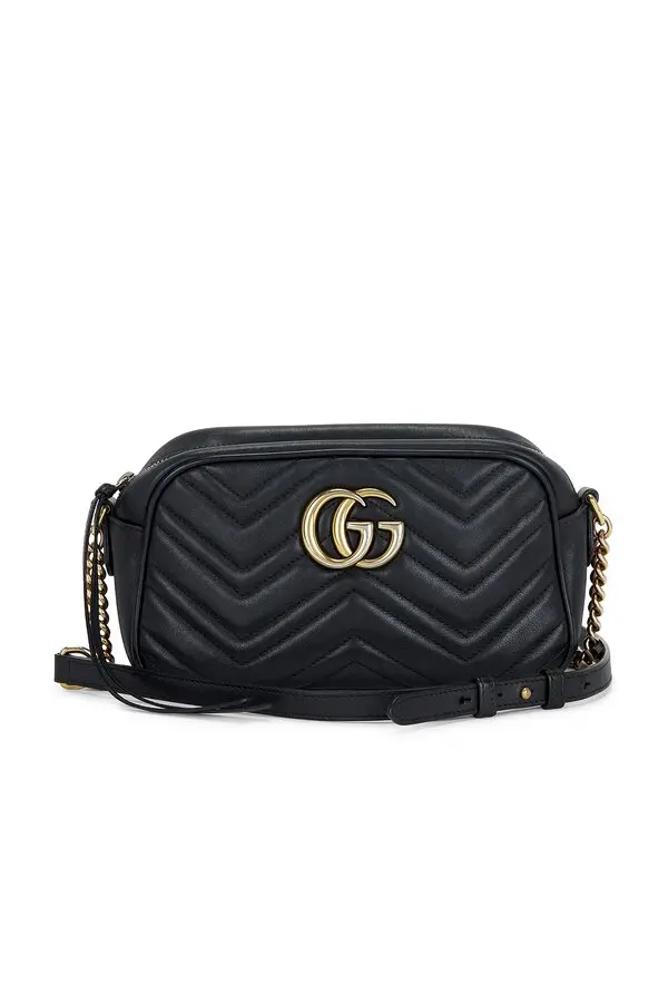 Gucci Gg Marmont Shoulder Bag - Black