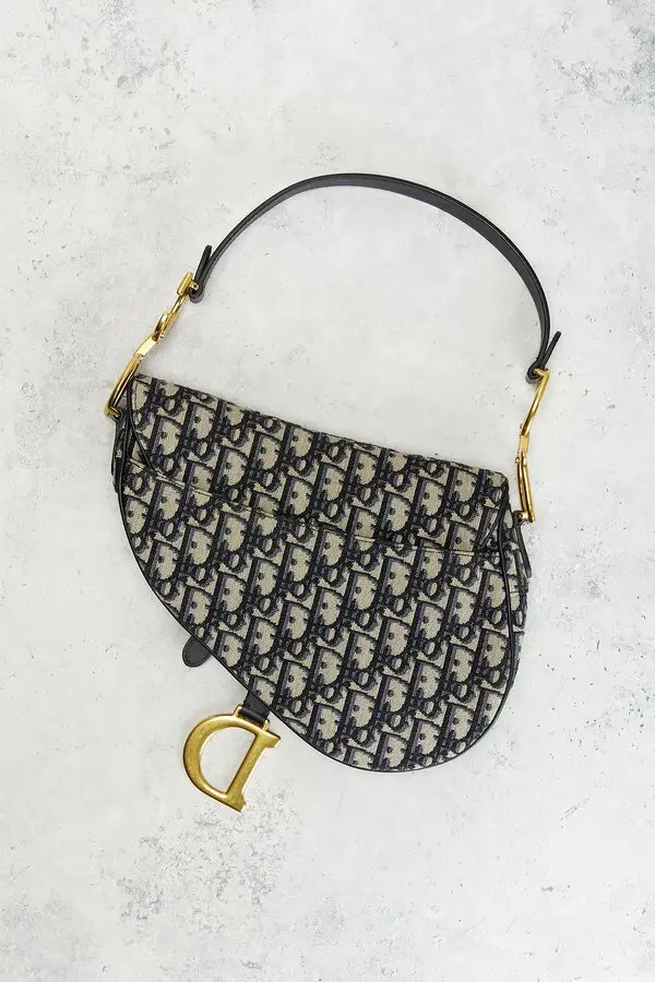 Dior Trotter Oblique Saddle Bag