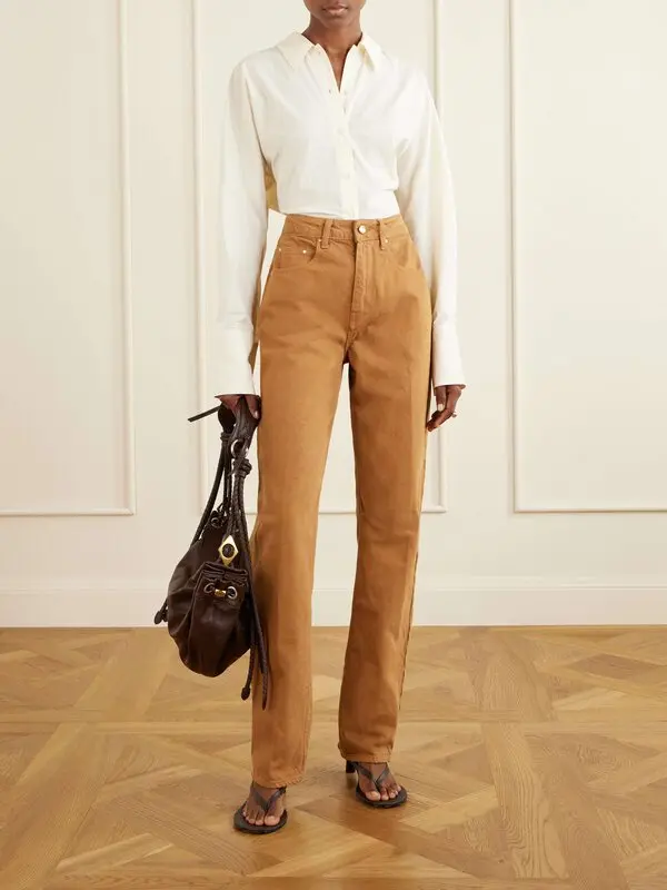 Ossou Noon High-rise Straight-leg Jeans