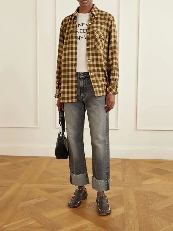 R13 Romeo Cropped Flared Jeans