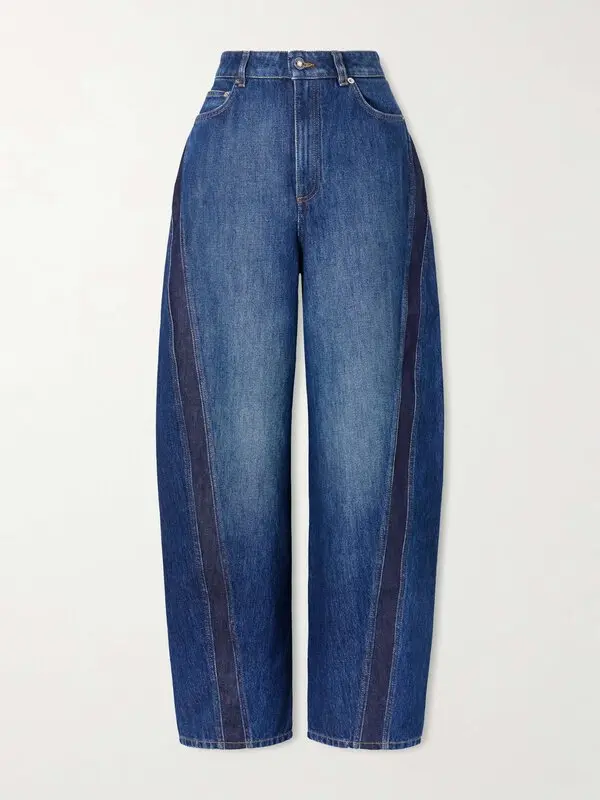 Givenchy Cocoon Denim Wide-leg Jeans - Mid Denim