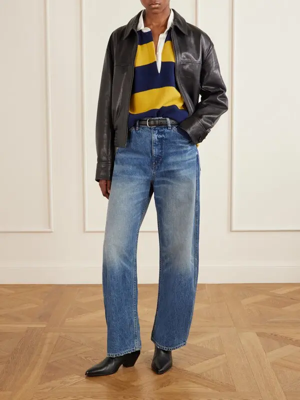 NILI LOTAN Tribeca Wide-leg Jeans - Blue