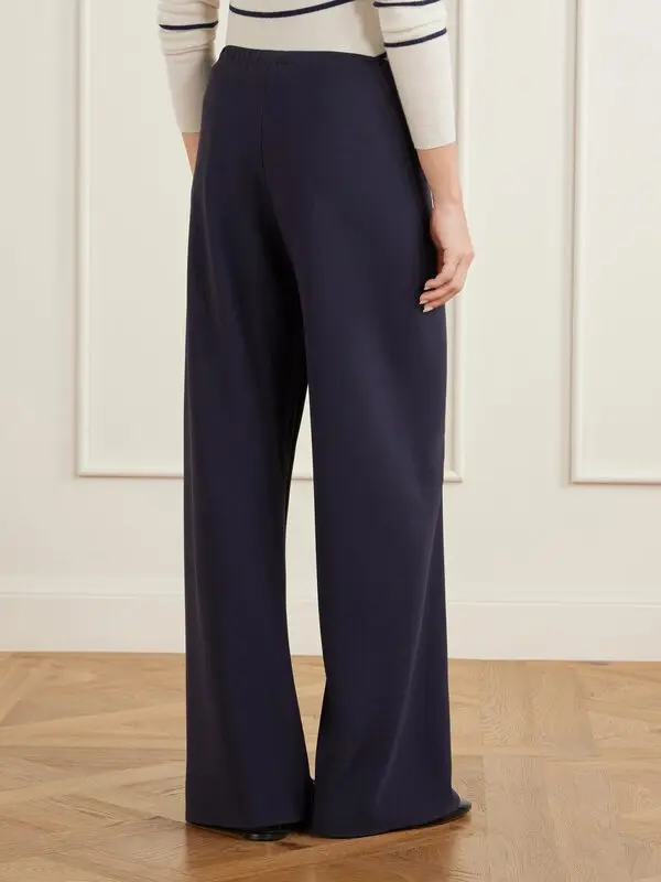NILI LOTAN Marlow Wide-leg Crepe Pants