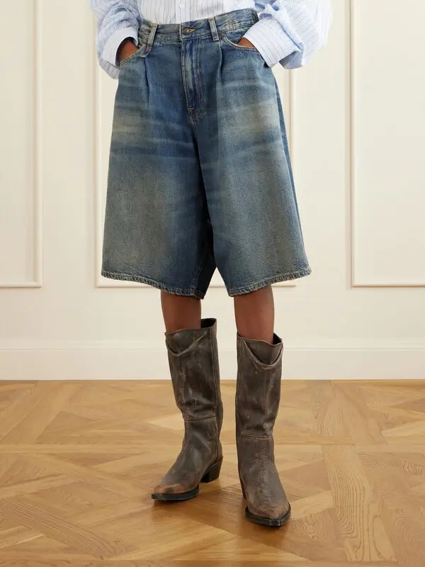 R13 Jesse Denim Shorts