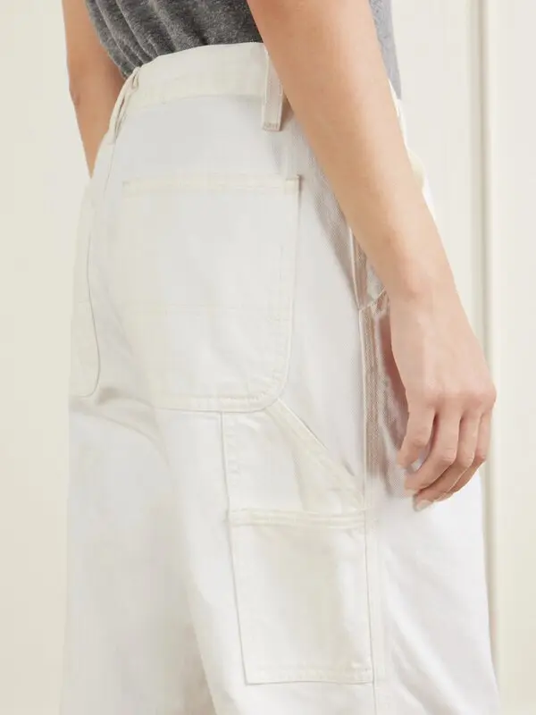 NILI LOTAN Arnaud Carpenter Straight-leg Jeans - Neutrals