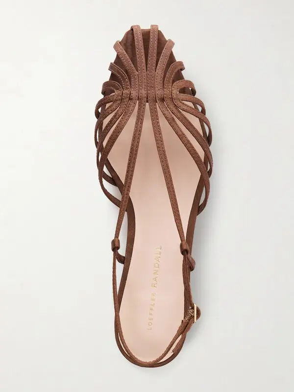 LOEFFLER RANDALL Devon Moiré Slingback Flats