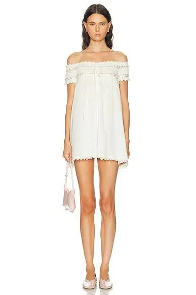 Lpa Cassia Mini Dress - Cream