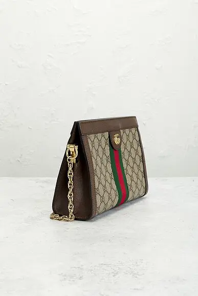 Gucci Ophidia Shoulder Bag - Brown