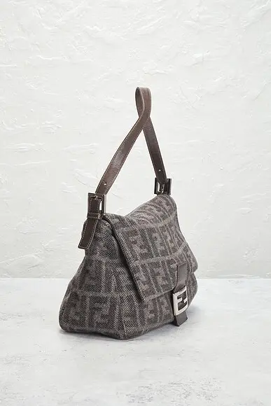 Fendi Zucca Mama Forever Baguette Shoulder Bag