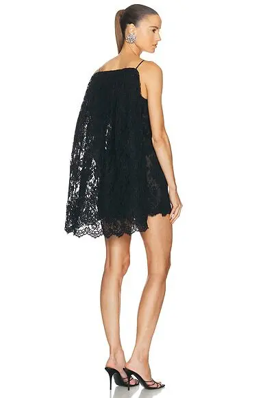 Givenchy Cutaway Mini Cape Dress