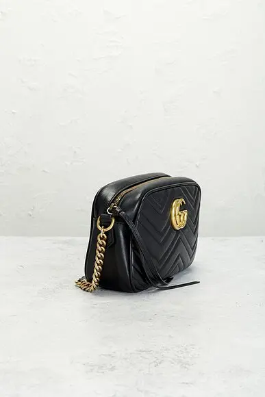 Gucci Gg Marmont Quilted Leather Shoulder Bag