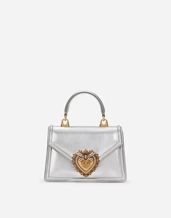 Dolce & Gabbana Small Devotion Bag In Mordore Nappa Leather