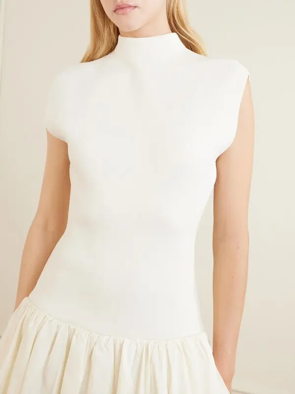 Aje Venetia Satin Midi Dress - Neutrals