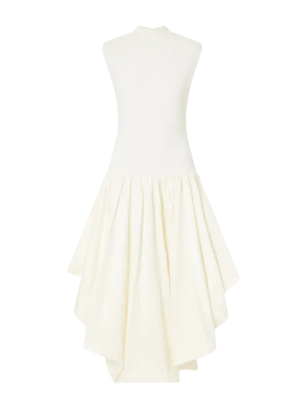 Aje Venetia Satin Midi Dress - Neutrals
