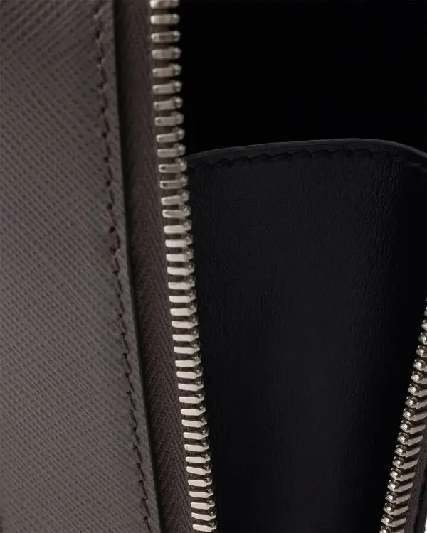 Prada Brique Saffiano Leather Bag